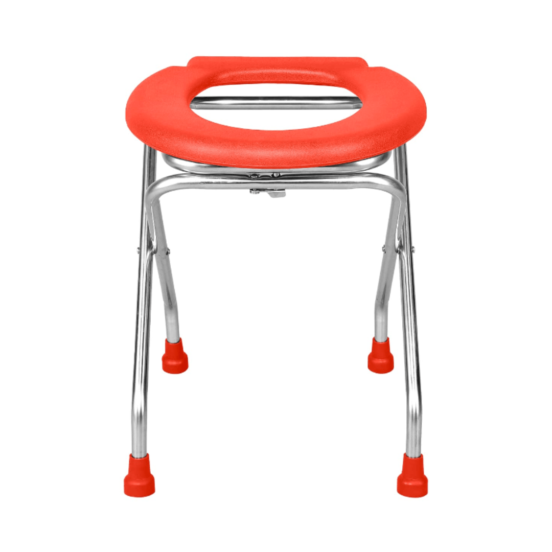 Buy Easy Move Stainless Steel Round Commode Stool Online at Medura ...